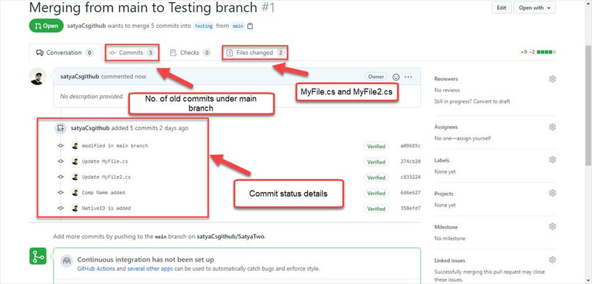 Lets Learn About Merging The Git Branches 📥📤 And Create Pull Request In Details